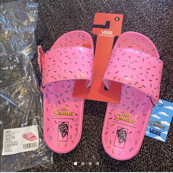 Vans | Shoes | Brand New Vans X The Simpsons Collab Slides | Poshmark